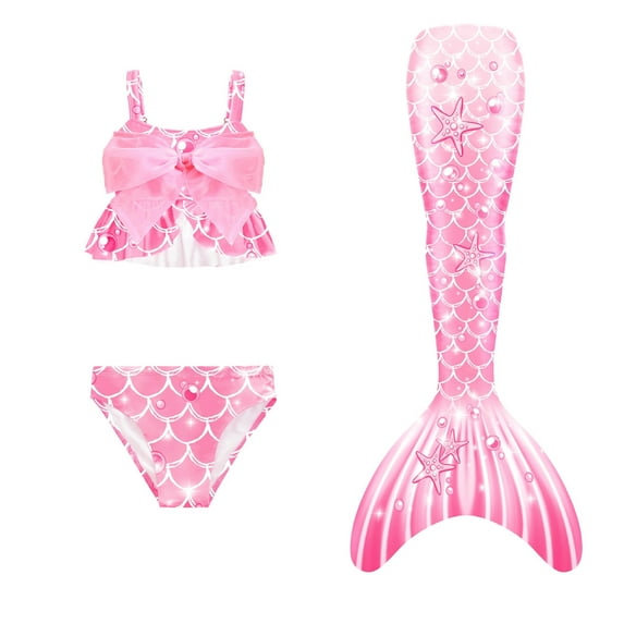 Afdoent Girls Bathing Suit Fish Tail Il Swimsuit Girls Swimsuit Bathing ...