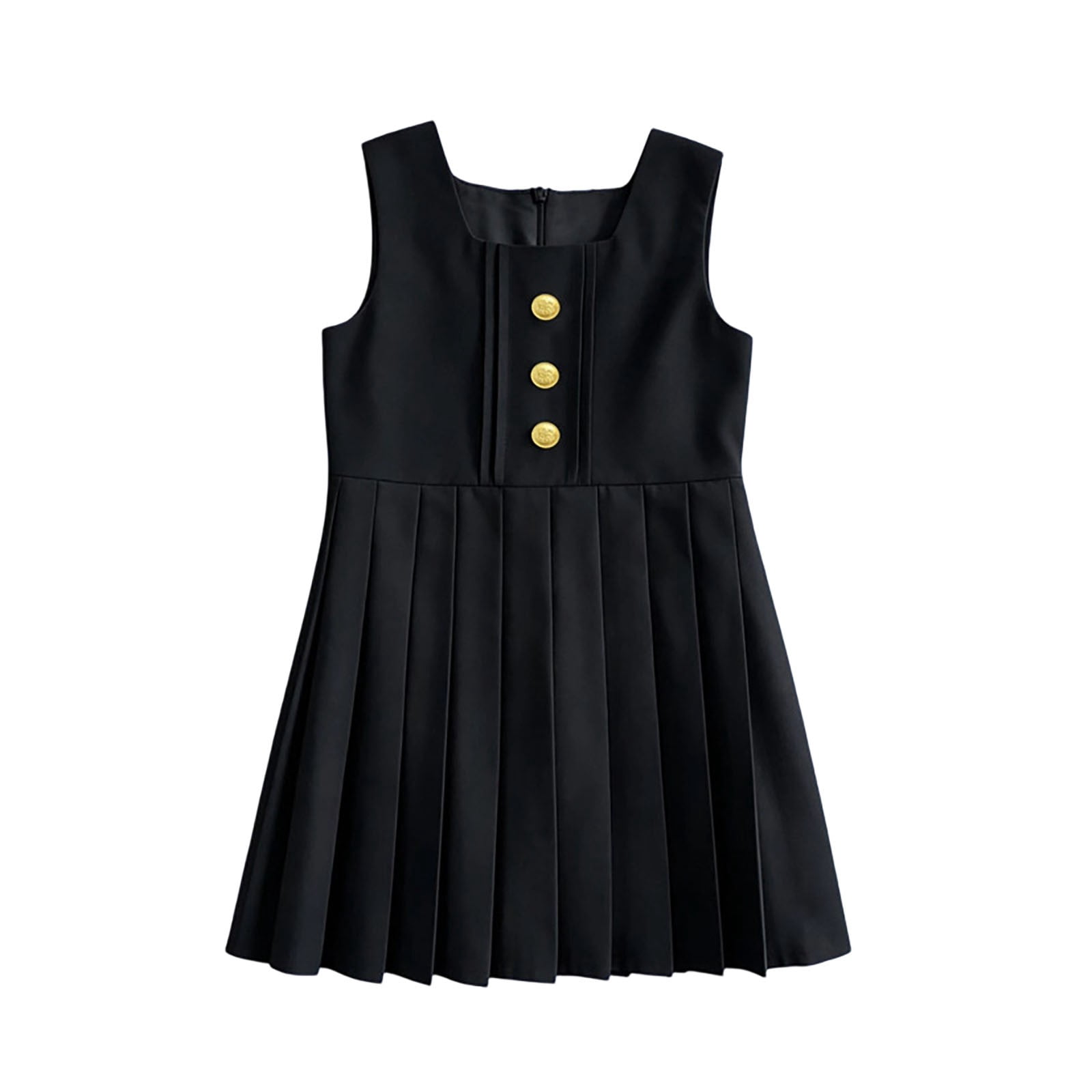 Afdoent Girls Dress Kids Party Dress With Color Blocking And Lace Trim ...