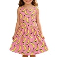 Afdoent Girls Dress Kids Swing Dress Summer Loose Fit Sleeveless Soft ...
