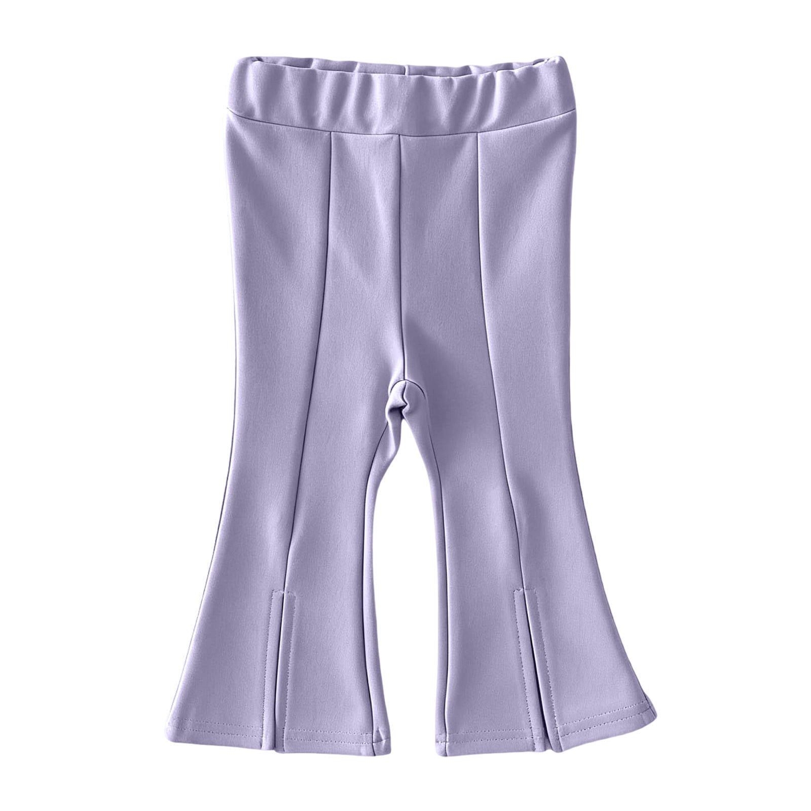 Afdoent Girls Flare Pants Fashion Flared Pants With Front Slit Autumn ...