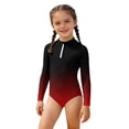 Afdoent Girls One Piece Swimsuits Kids Fashion Gradient Print Full ...