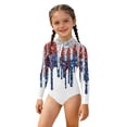 Afdoent Girls One Piece Swimsuits Kids Patriotic Print Full Coverage ...