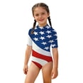 Afdoent Girls One Piece Swimsuits Kids Printed Swimsuits For Girls Cute ...