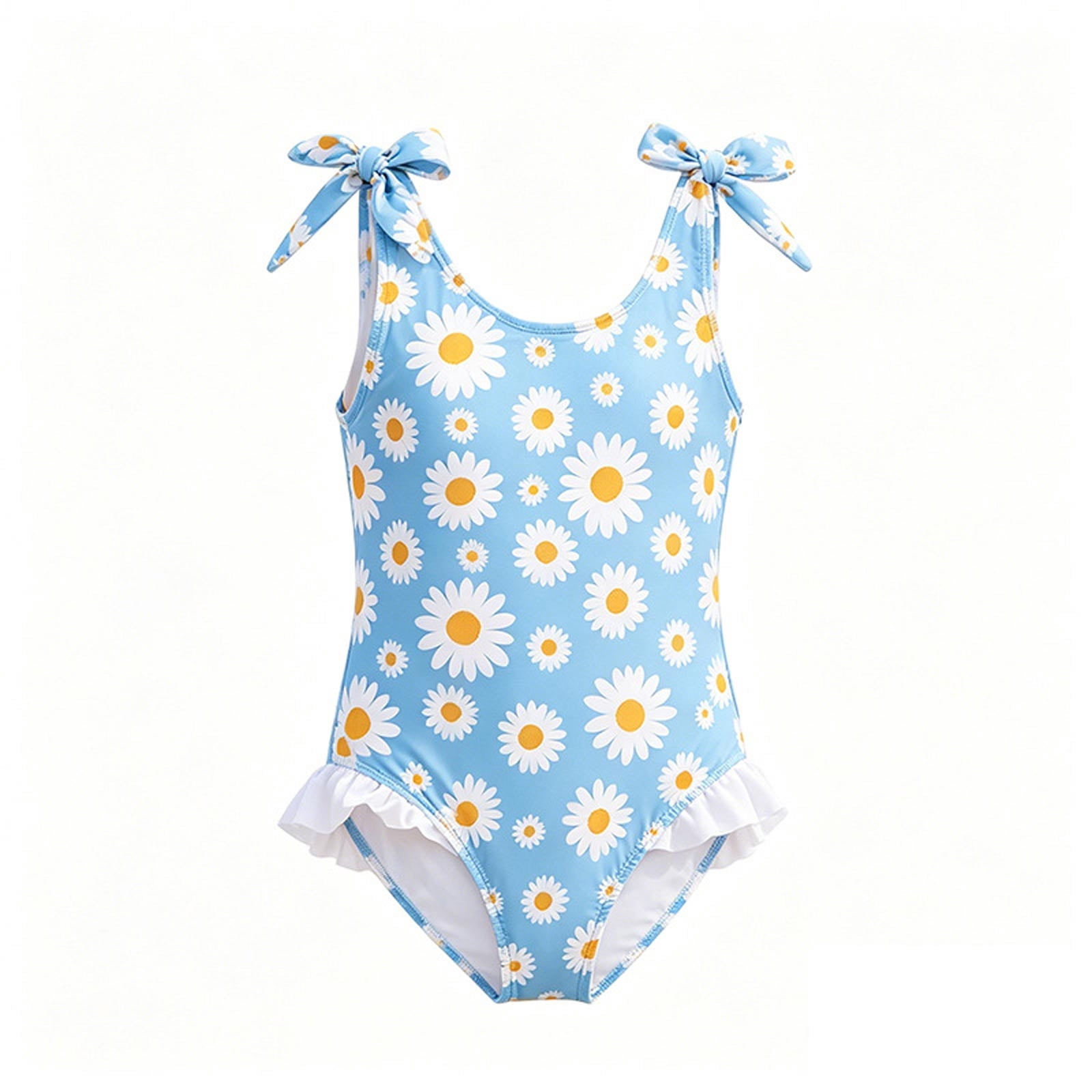 Afdoent Girls One Piece Swimsuits Kids Toddler Baby Swimwear Cute Sun ...
