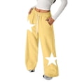 Afdoent Girls Pants Casual Jogger Pants With Comfortable Elastic ...