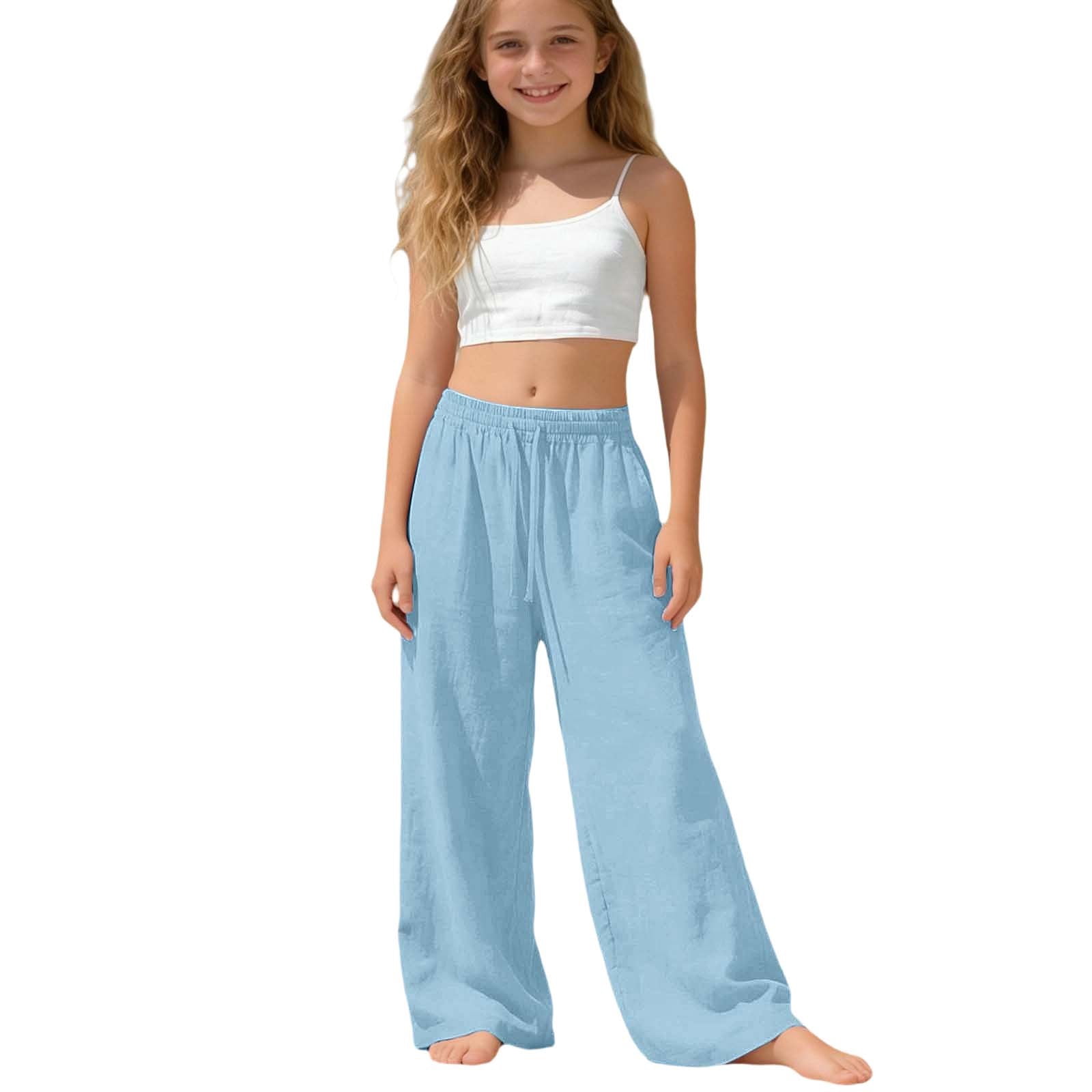 Afdoent Girls Pants Stylish And Comfortable Casual Pants For Soft ...