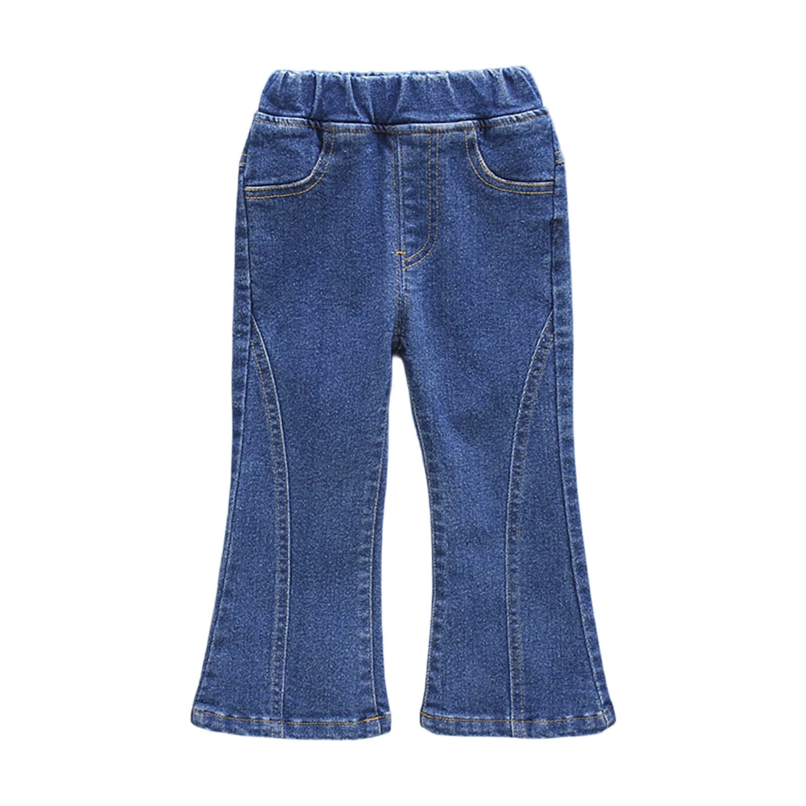 Afdoent Girls Pants Stylish Denim Bottom Pants For Everyday Comfort Fit ...