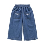 Afdoent Girls Pants Wide Leg Pants Summer Lightweight Classic Soft ...