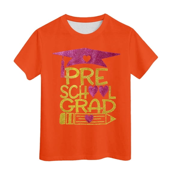 Afdoent Girls T-Shirts Kindergarten Graduation Last Day Of School T ...