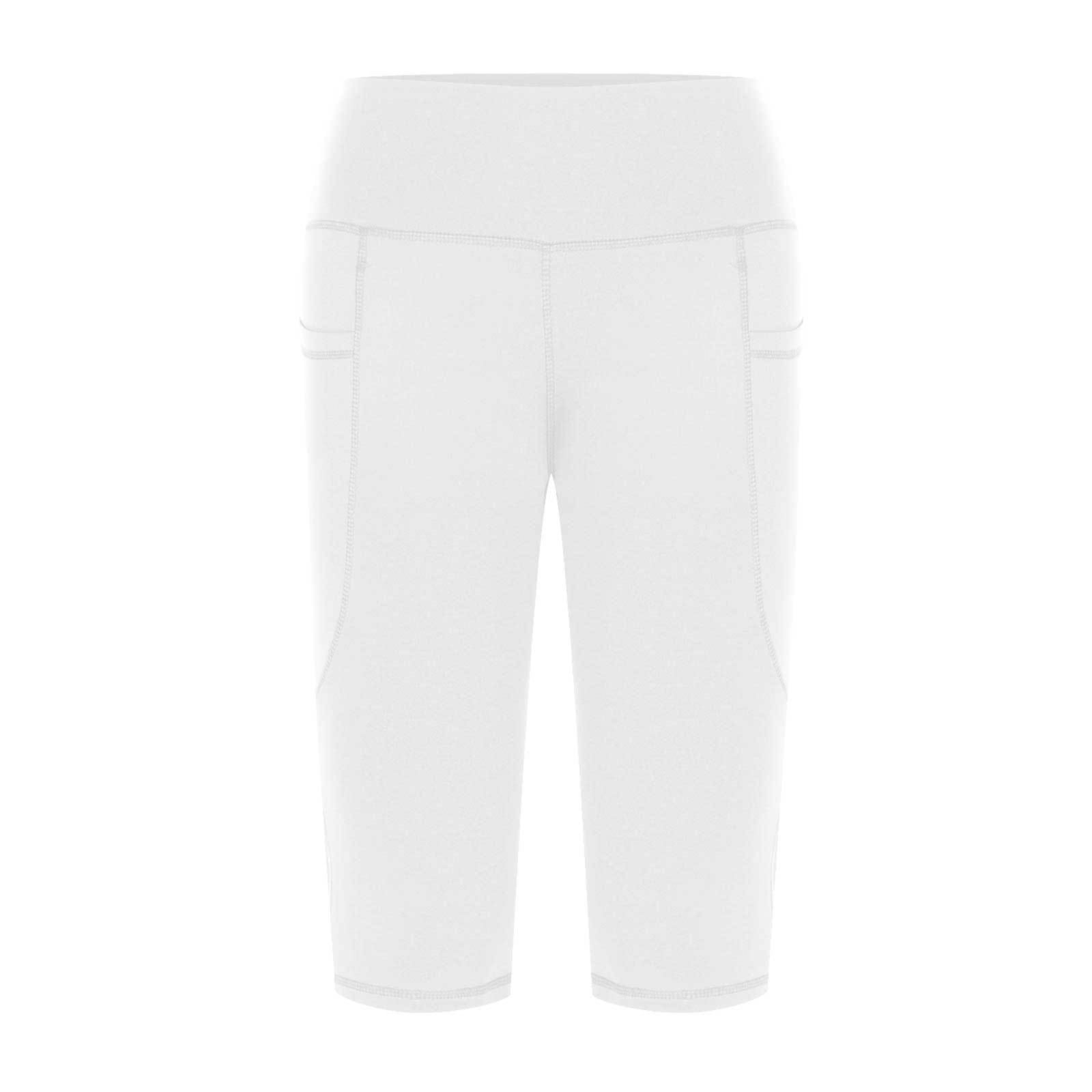Afdoent Leggings For Women Ladies Knee Length Capris Leggings For ...