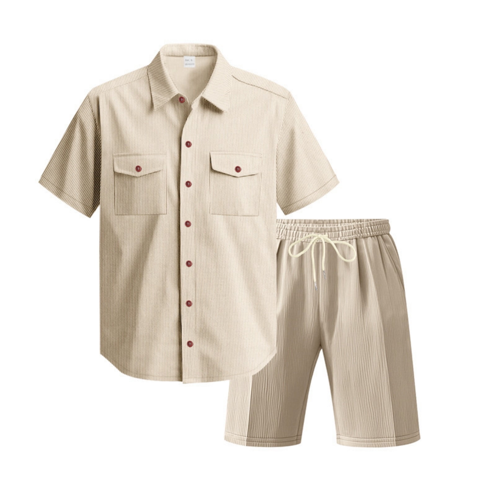 Afdoent Men's 2 Piece Short Set Mens Suits Fashionable Versatile Outfit ...