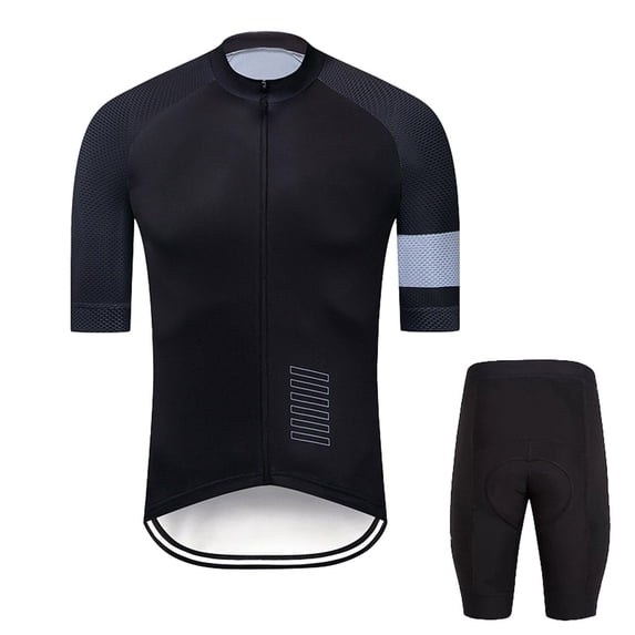 Afdoent Men's 2 Pieces Outfits Men Bike Short Sleeved Top Competitive ...