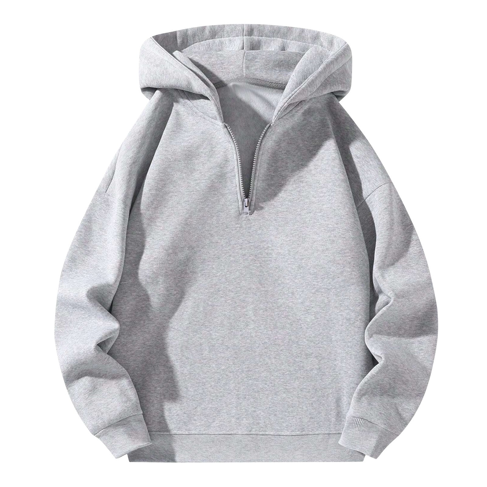 Afdoent Men's Hoodies Pullover Men's Autumn Winter Solid Color Colors ...