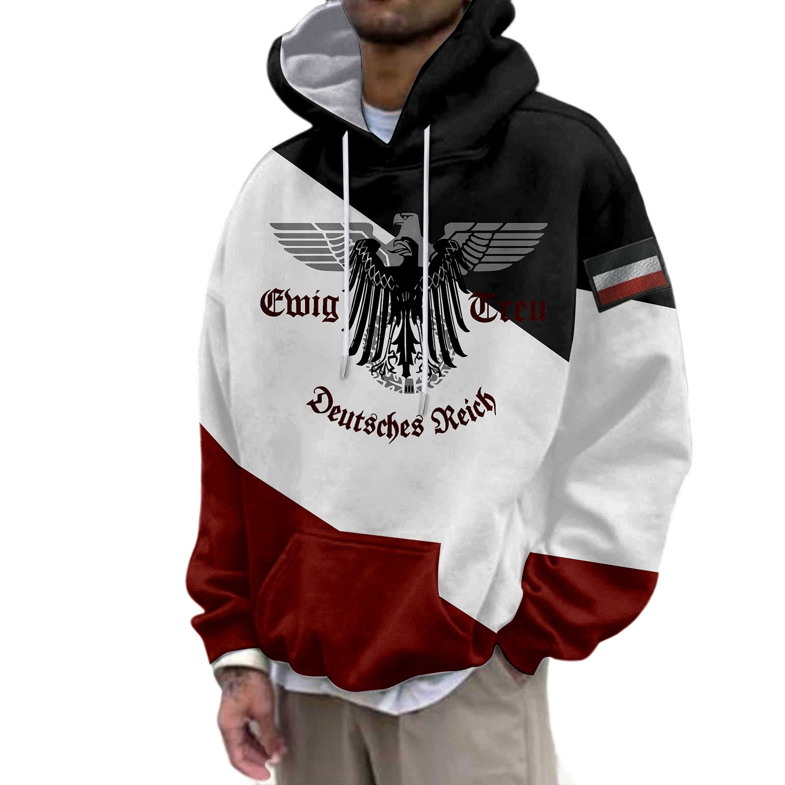 Afdoent Men's Hoodies & Sweatshirts German Style Pullover With 3D Print ...