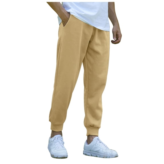 Afdoent Men's Pants Sports Training Jogging Pants With Pockets And ...