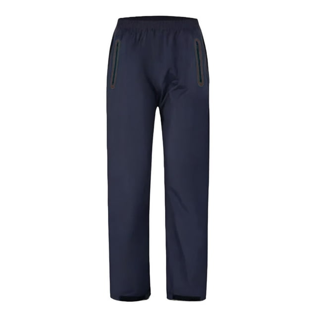 Afdoent Men's Rain Pants Men Breathable Overtrousers Lightweight Hiking ...
