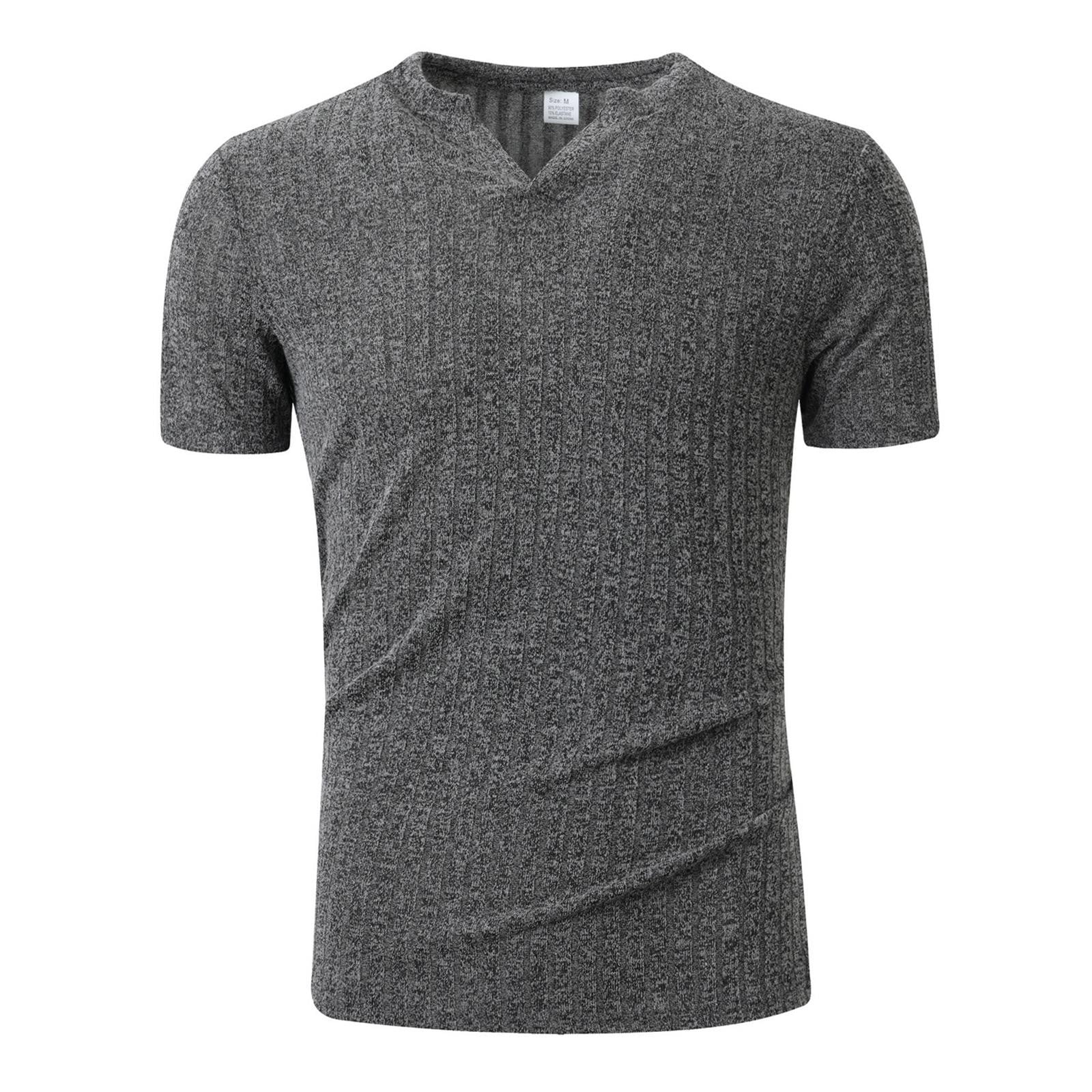 Afdoent Men's Shirts Male Summer Sports Fitness And Leisure Vertical ...