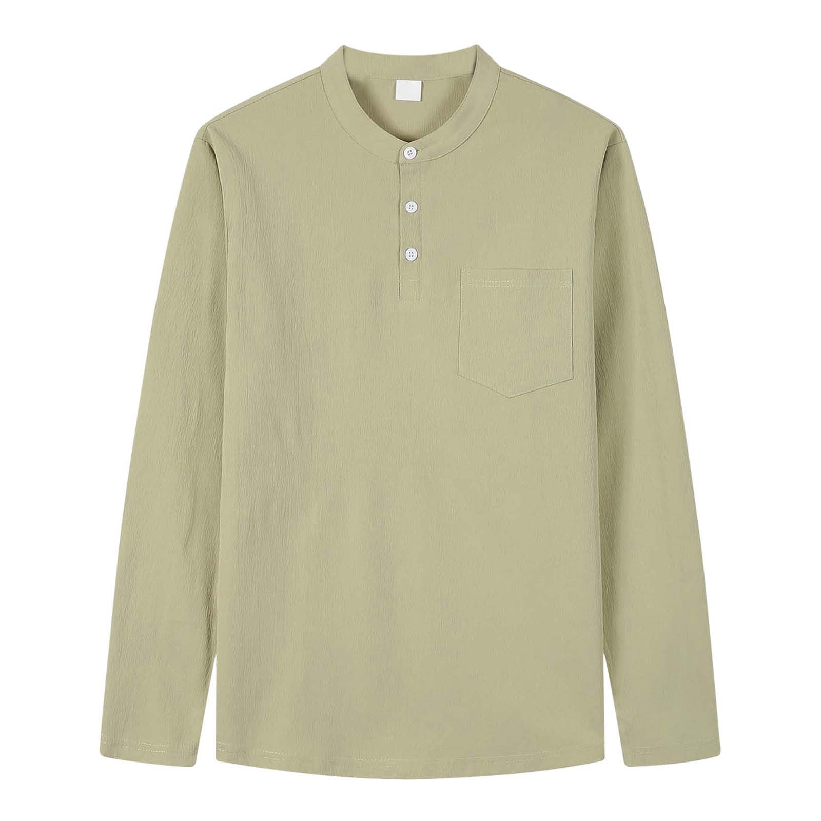 Afdoent Mens Polo Shirts Male Spring Summer Loose Fashion Long Sleeve ...
