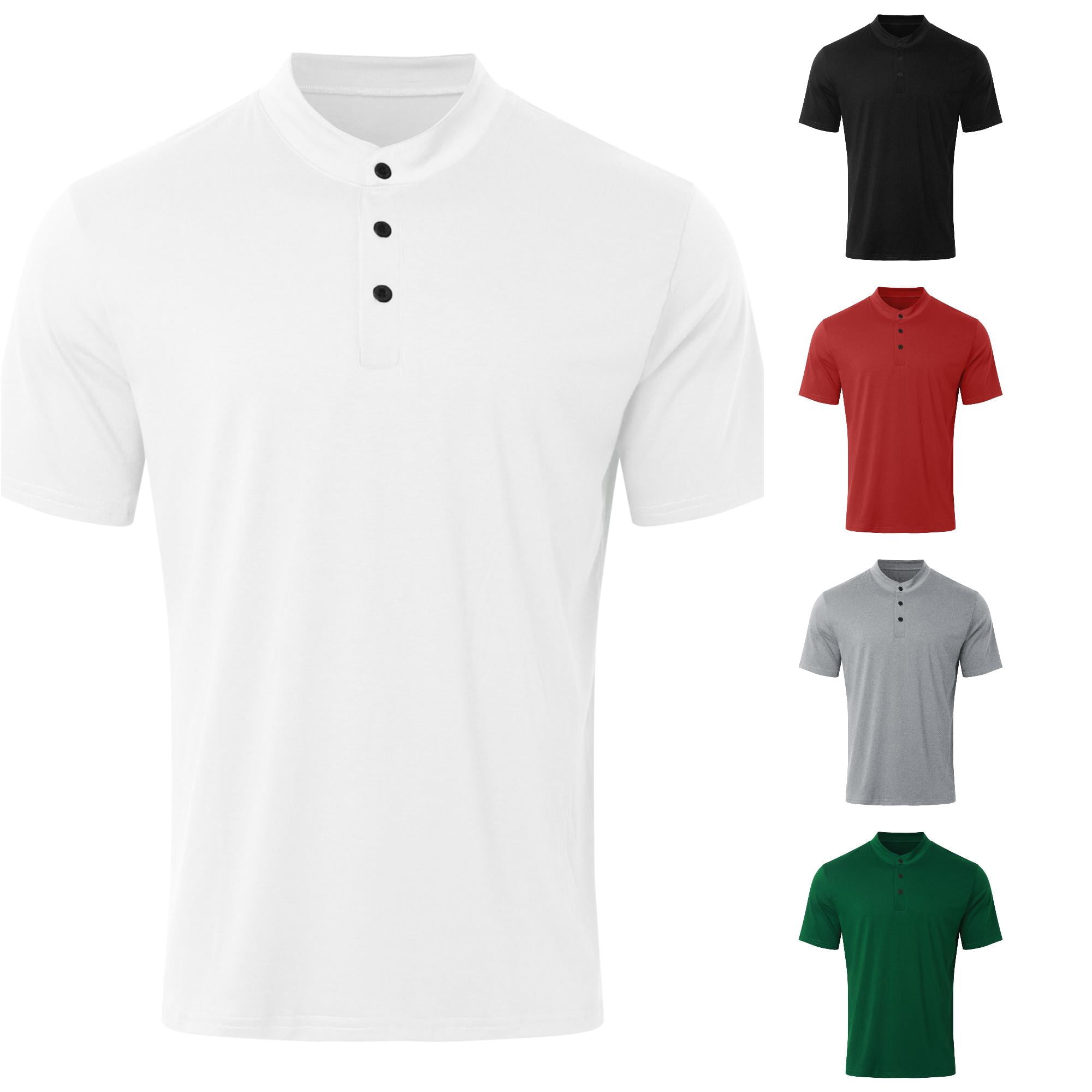 Afdoent Mens Polo Shirts Male Summer Casual Short Sleeve Shirt Business ...