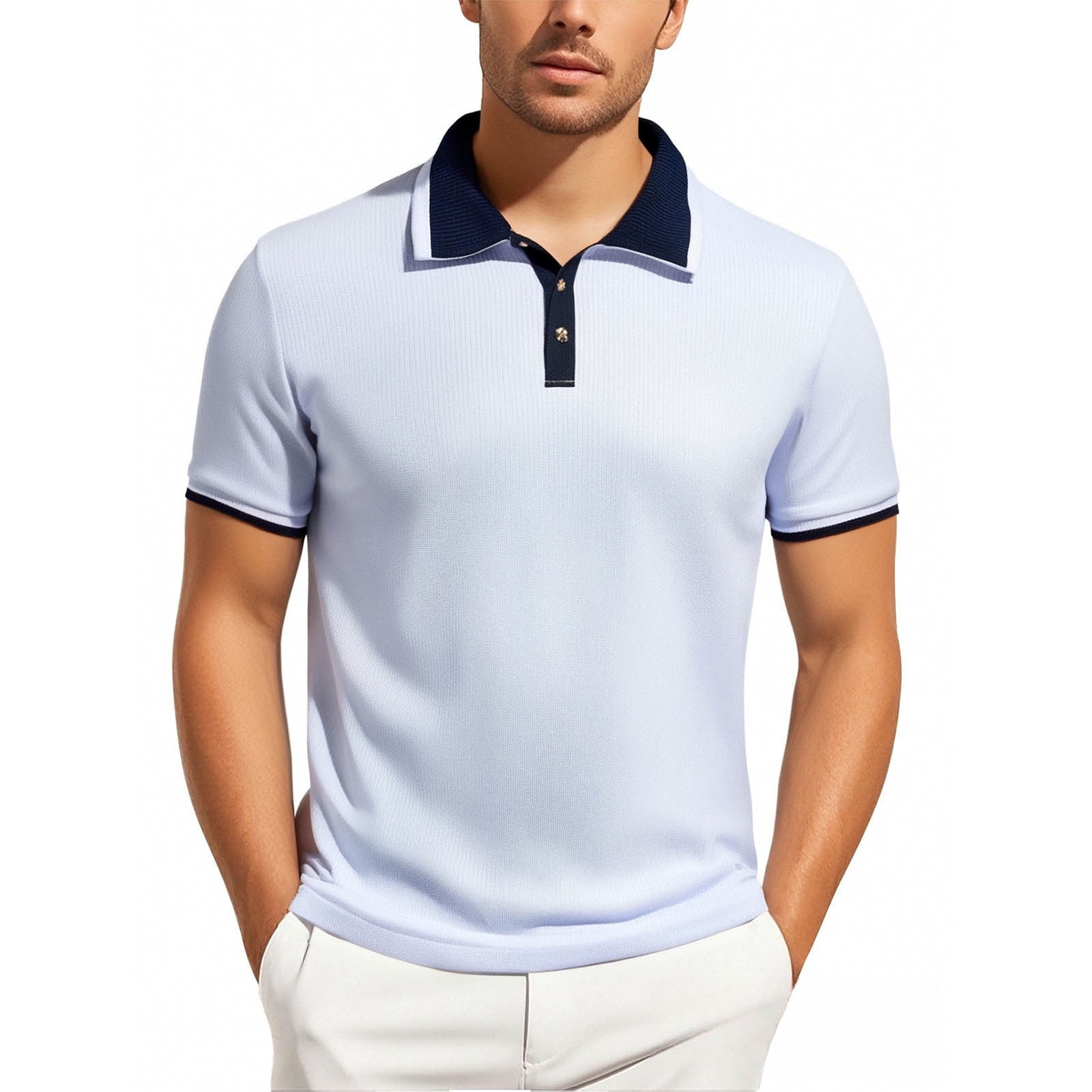 Afdoent Mens Shirts Male Summer Casual Style Suitable For Business ...