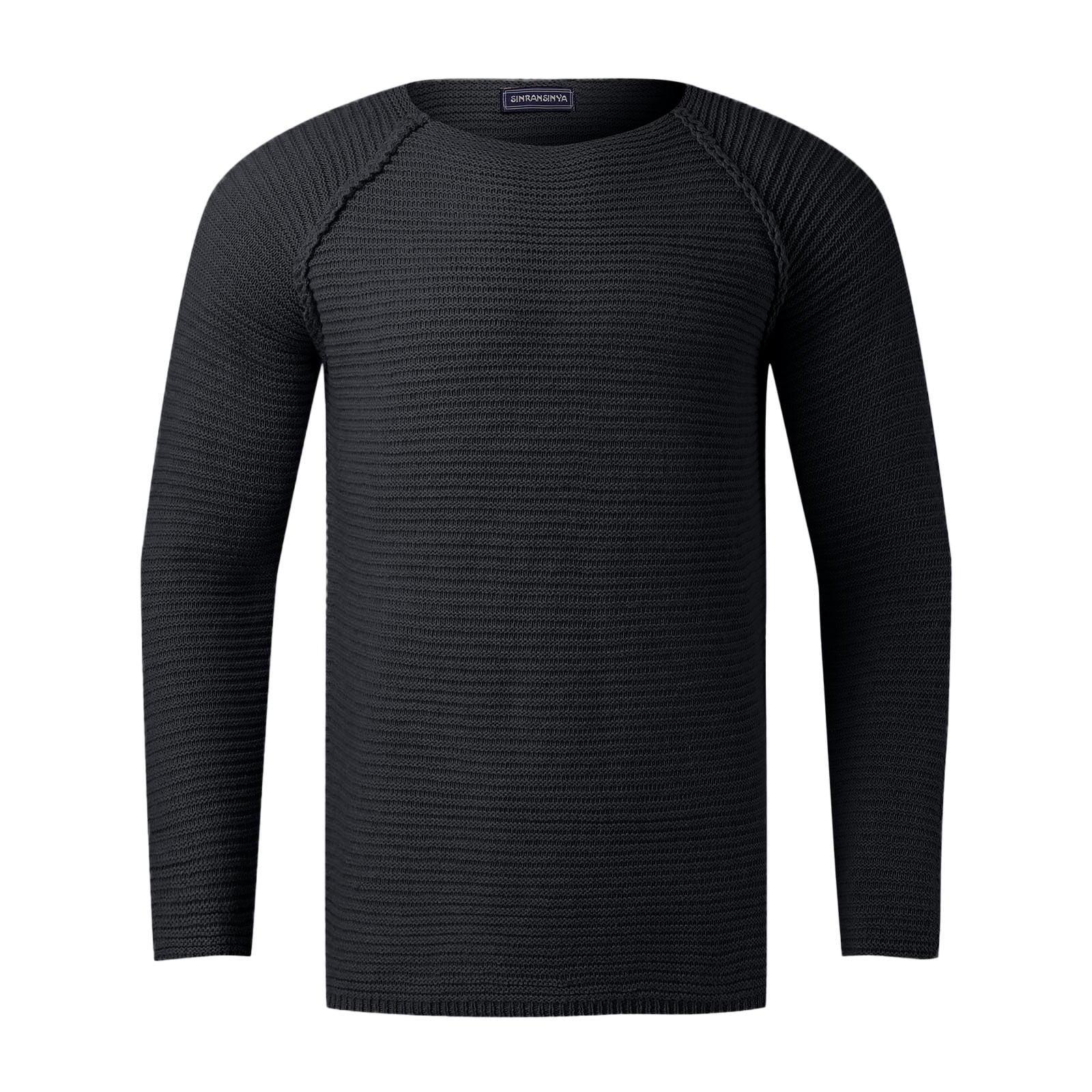 Afdoent Mens Sweater Male Autumn Winter Fashion Casual Knitting Slim ...