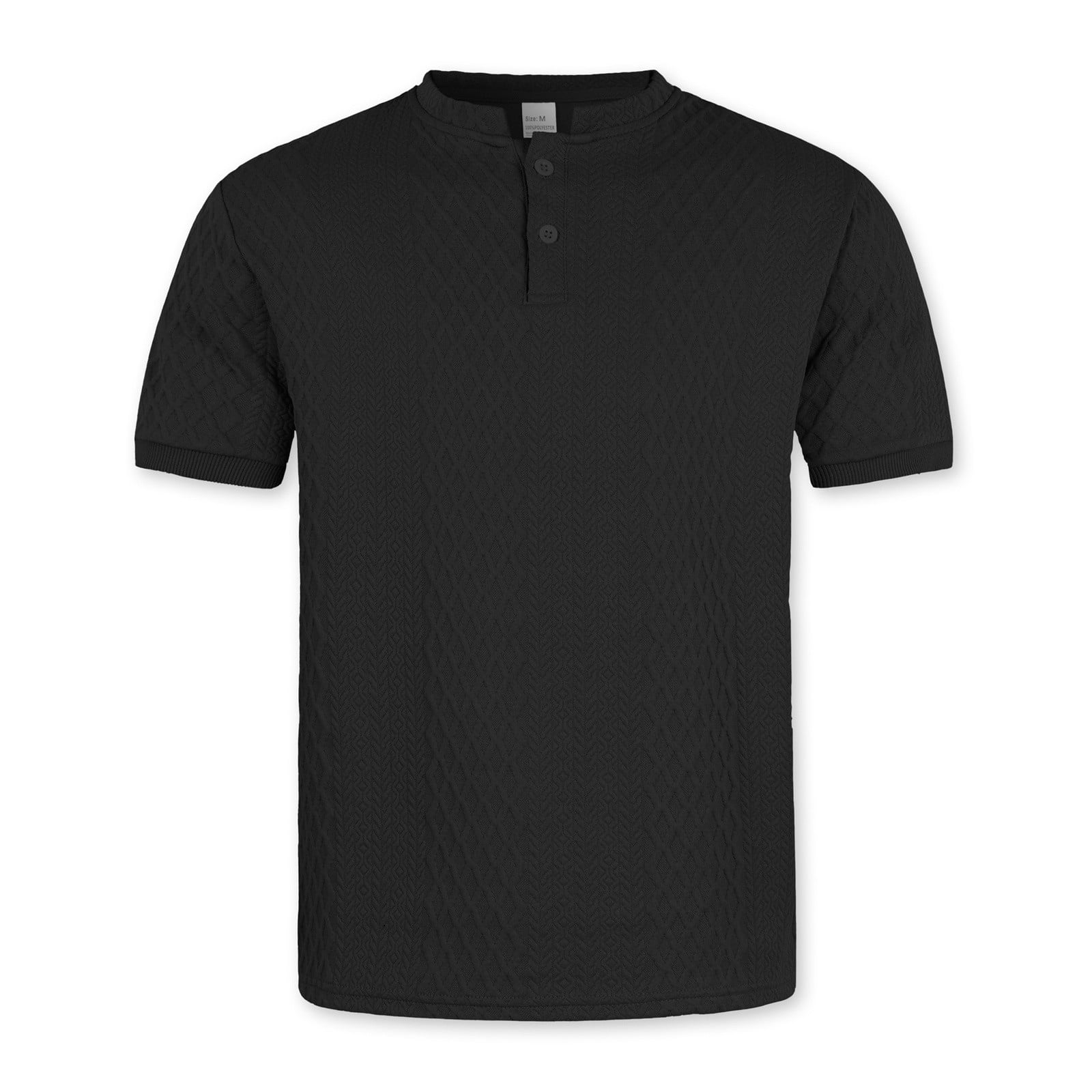 Afdoent Mens T Shirts Men's Knitted He Nley T Shirt With Crew Neck And ...