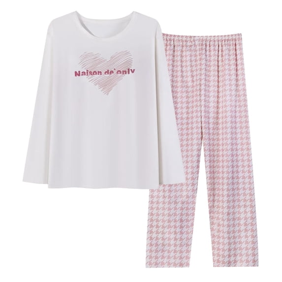 Afdoent Pajamas For Women Set Plus Size Casual Pajamas Women's ...