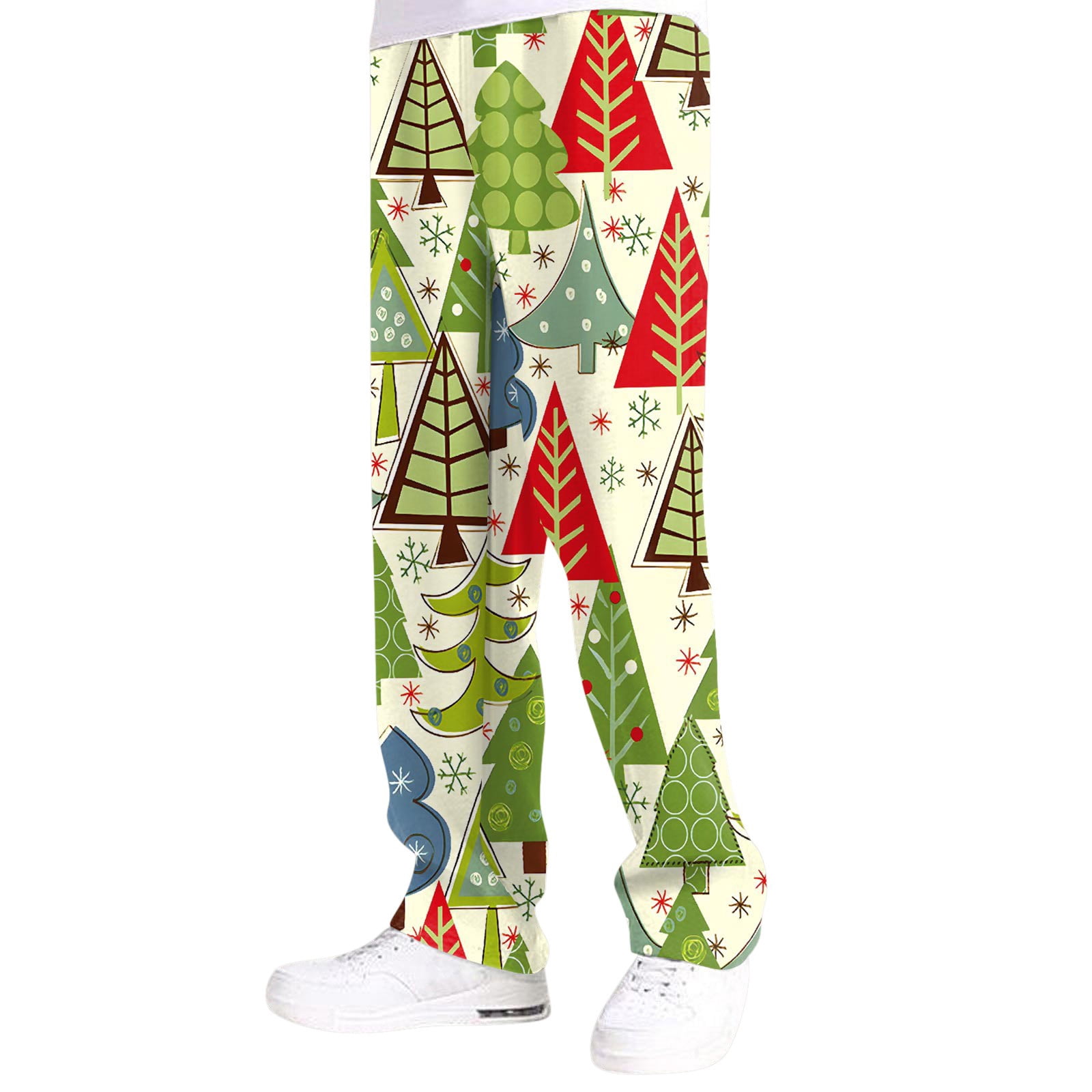 Afdoent Pants For Men Christmas Casual Pants Special Composite Layer ...
