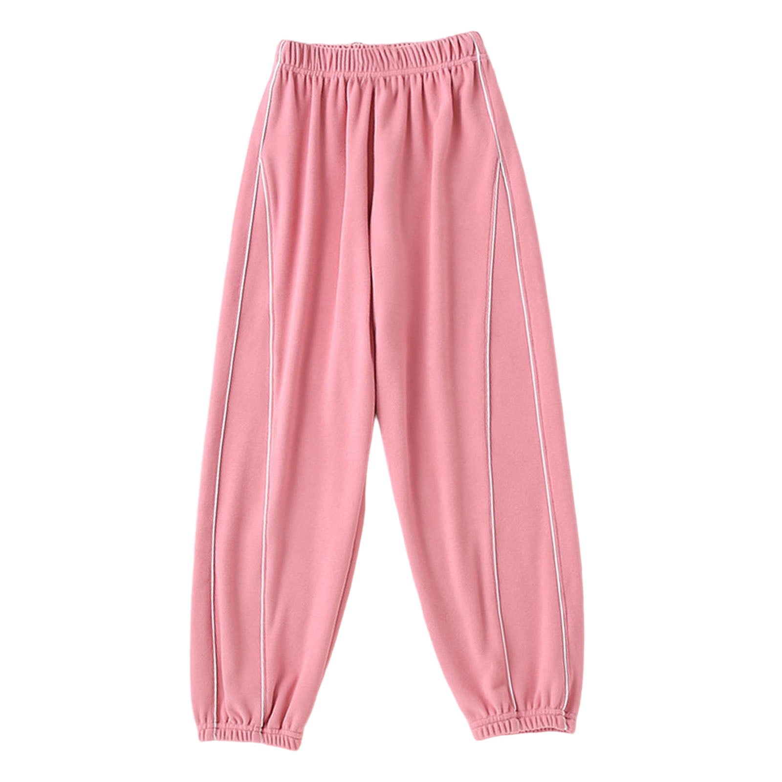 Afdoent Pants For Kids Girls Winter Warm Thermal Kids Joggers Soft Cozy ...