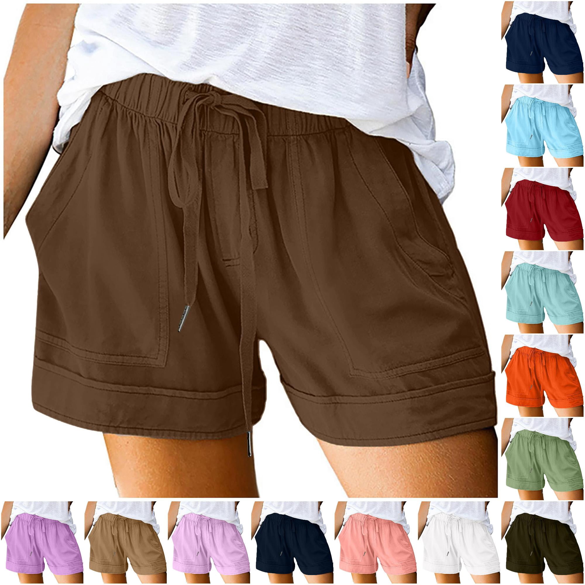 Afdoent Shorts For Women Plus Size Shorts Casual 2026 Summer Beach ...