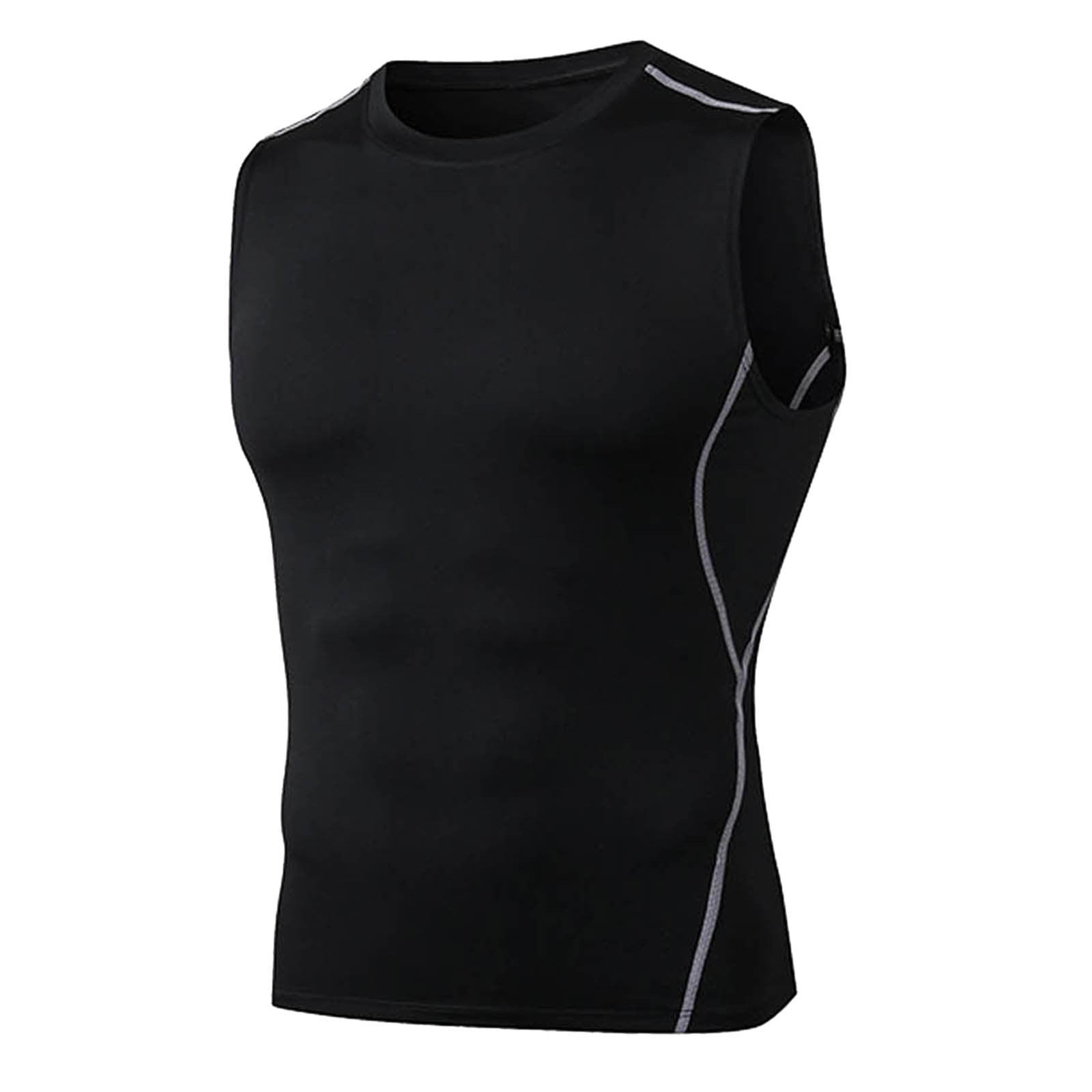 Afdoent Tank Tops Men Fashion Casual Tight Sports Fitness Elastic ...