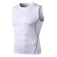 Afdoent Tank Tops Men Fashion Casual Tight Sports Fitness Elastic ...