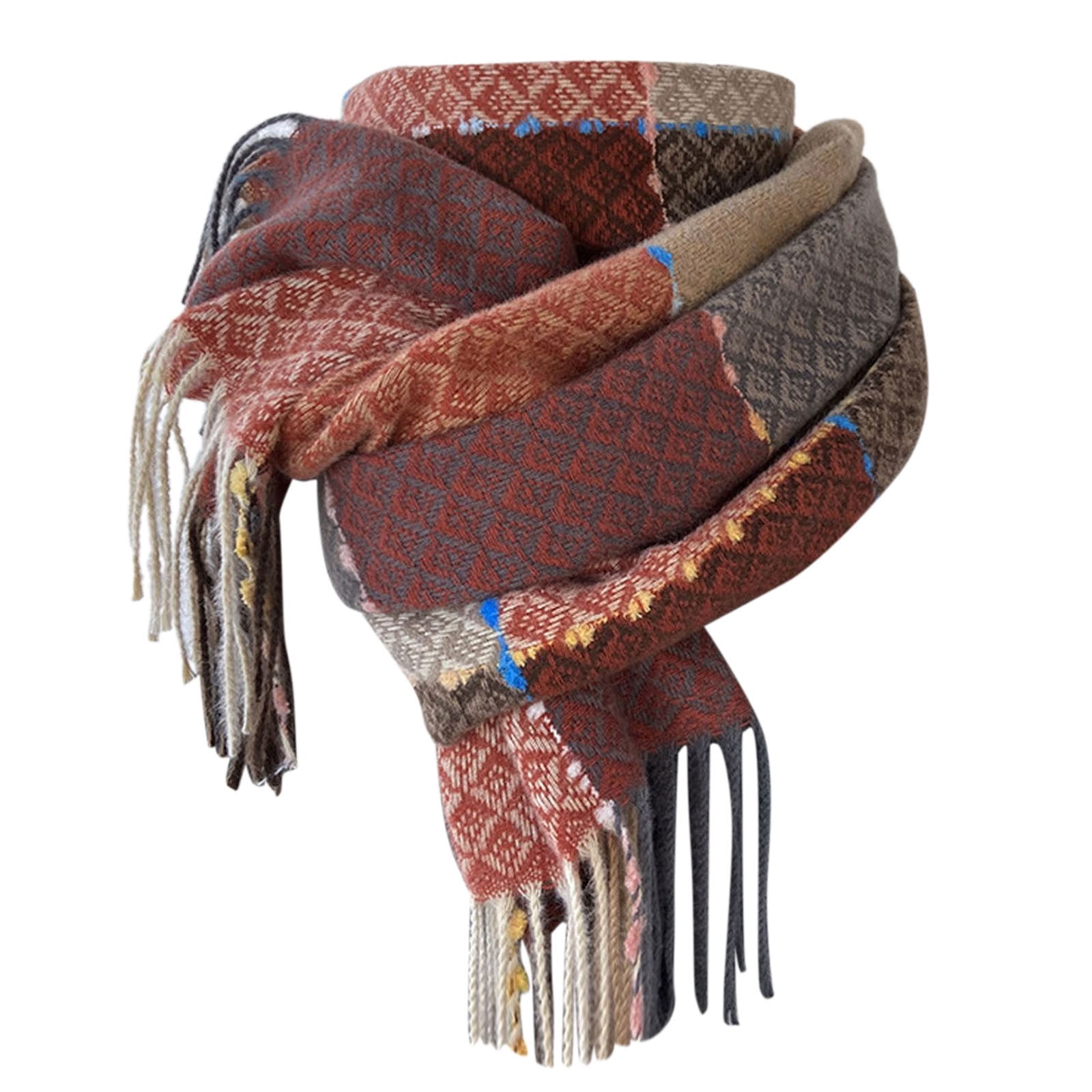 Afdoent Womens Scarf Fashion Ladies Autumn Winter 2024 Christmas Plaid ...