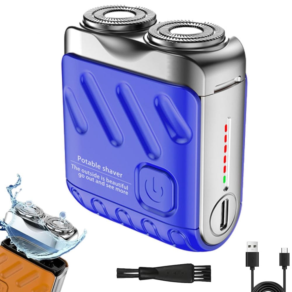 Afeitadora Eléctrica Portátil Rotativa De Doble Anillo, Portable Rotary ...