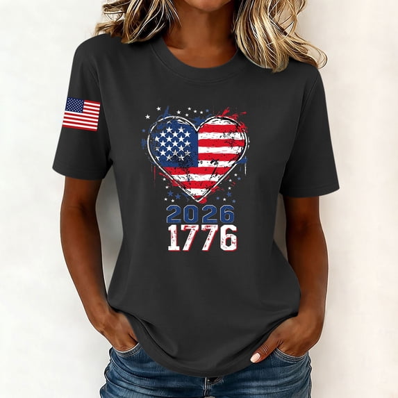 Afelkas 250th Anniversary Shirt for Women 4th of July Shirt Celebrate ...