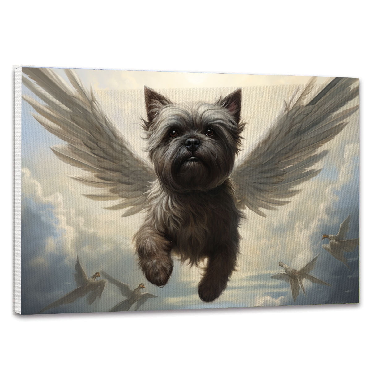 Affenpinscher Dog Memorial Gifts - Waiting At The Door Canvas - Dog ...