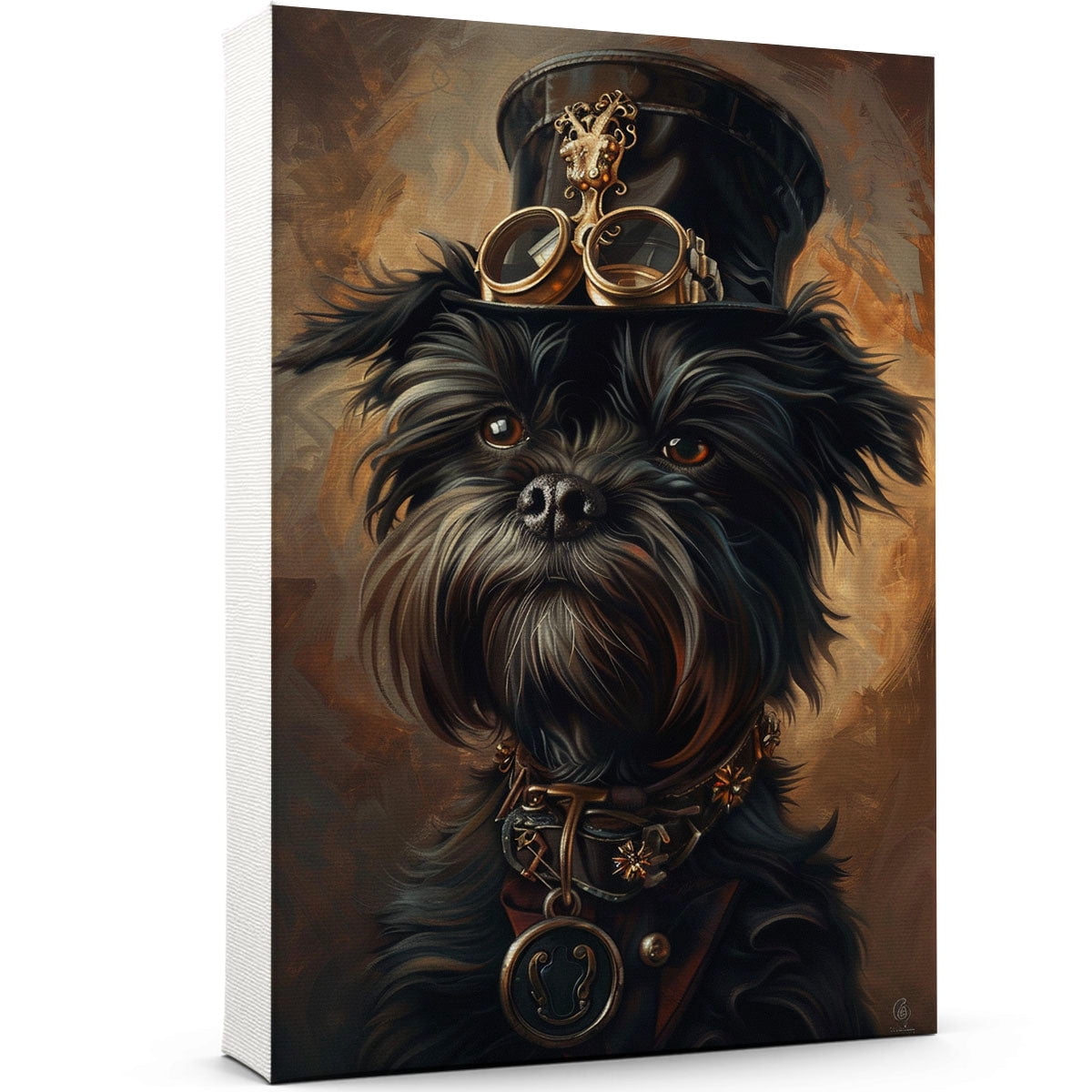 Affenpinscher Wall Art Dog Canvas Paintting Wall Art Vintage Dog Poster ...