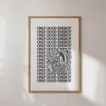 Affirmation Poster Wall Art Wall Art Trendy Black And White Minimalist ...