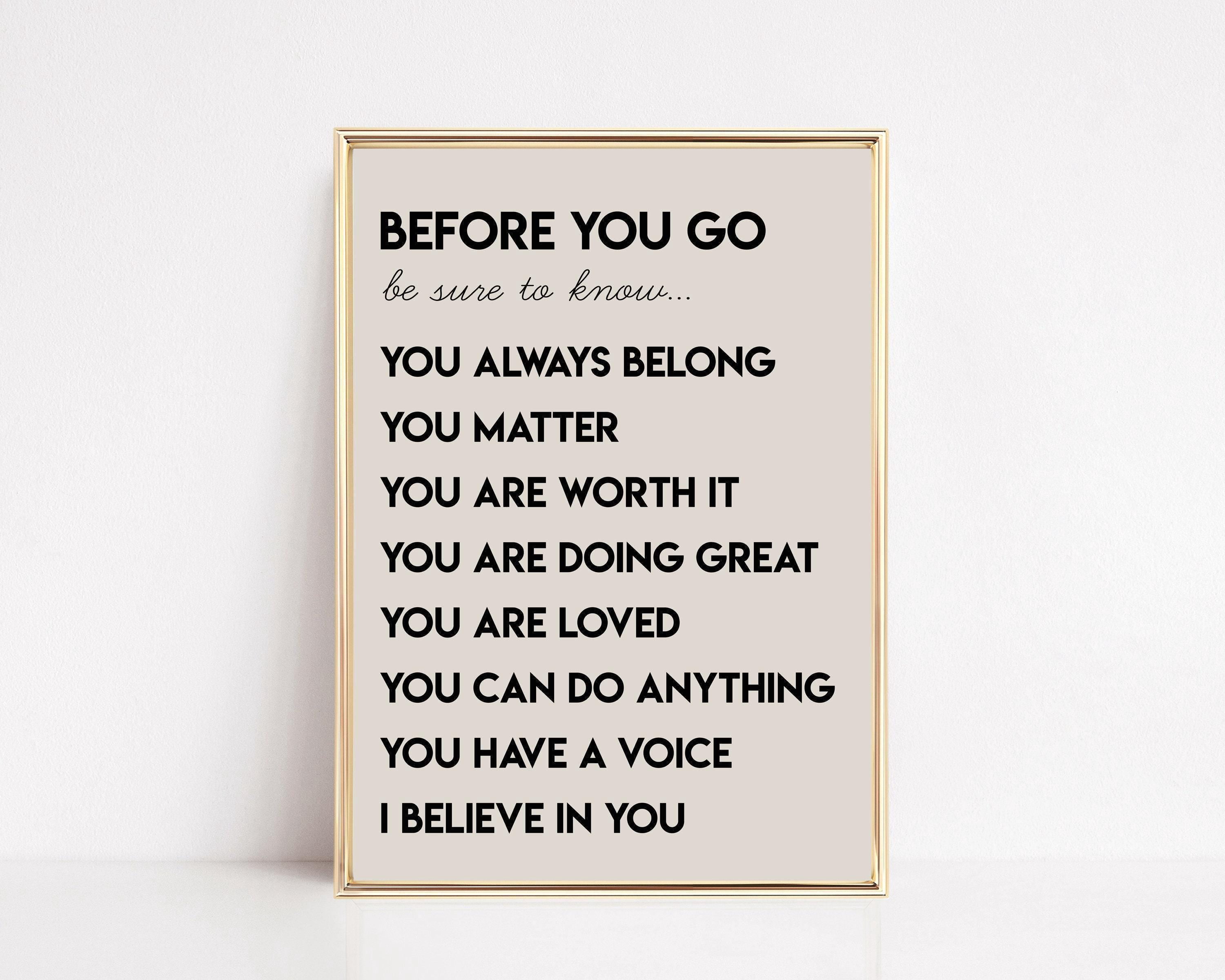 Affirmation Wall Art For Kids Inspirational Classroom Decor Kids Room ...
