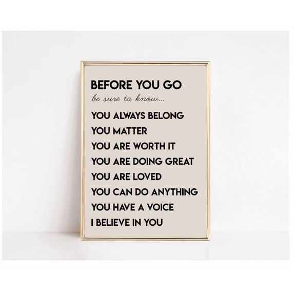 Affirmation Wall Art For Kids Inspirational Classroom Decor Kids Room ...