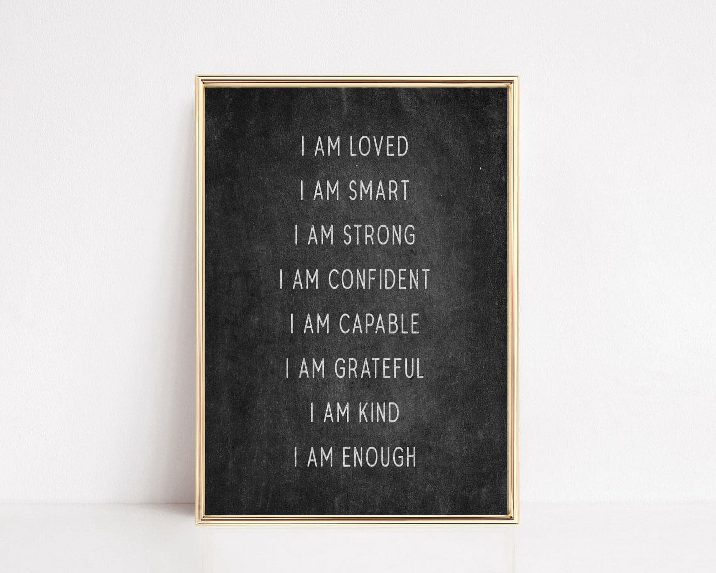 Affirmations For Kids Nursery Decor Kids Wall Art Positive Affirmation ...