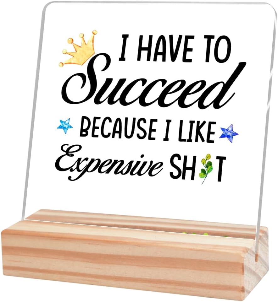 Affirmations for Kids Desk Decor,I Have to Succeed Because I Like ...