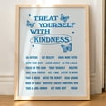 Affirmations Wall Print Art Positive Affirmation Poster Retro Butterfly ...