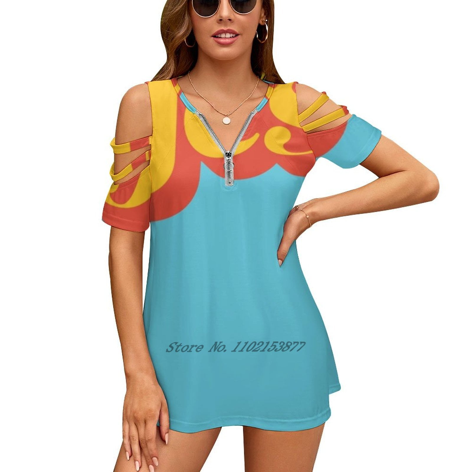 Affirmative Women Print T-Shirt Summer Casual Tops Streetwear T Shirt ...