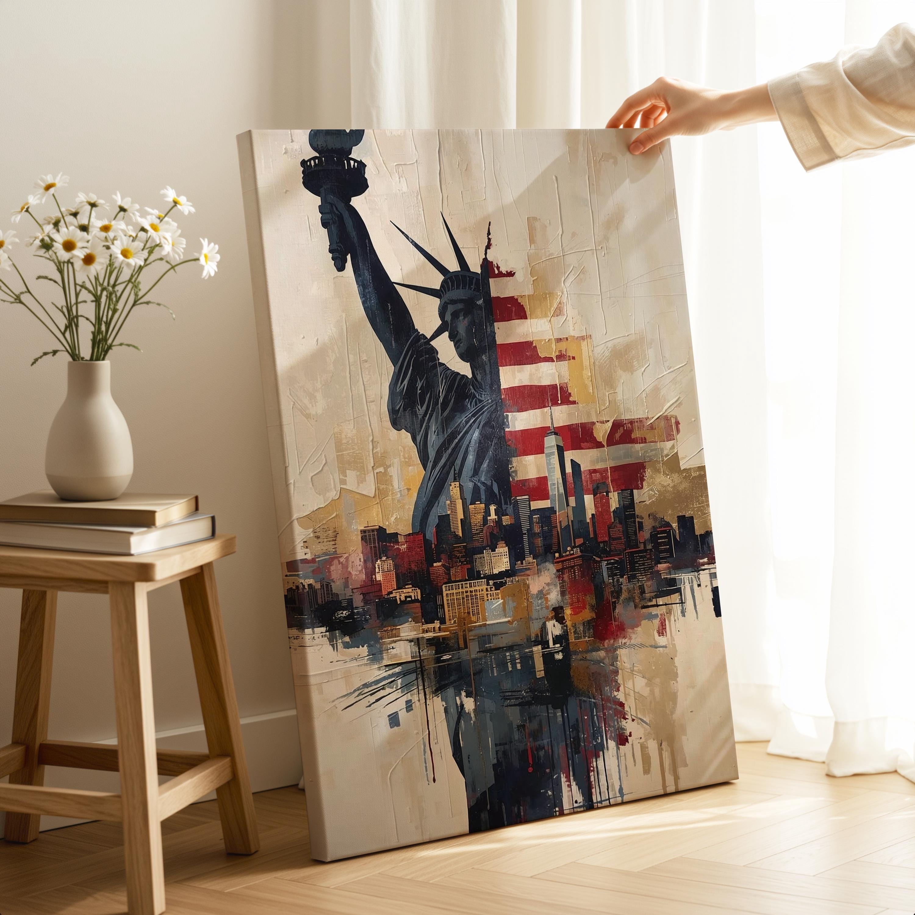 Affixzi America 250th Anniversary Patriotic Wall Art, Unframed Paper ...