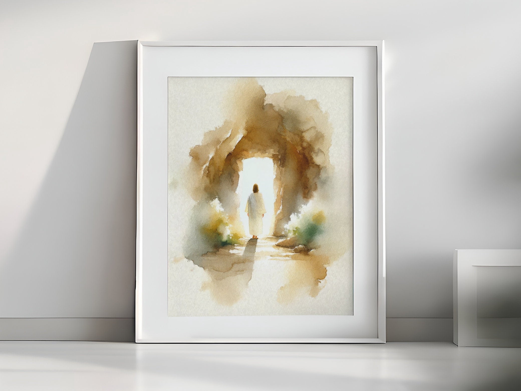 Affixzi Art Print, Minimal Arch Design, Stone Textured Illustration ...