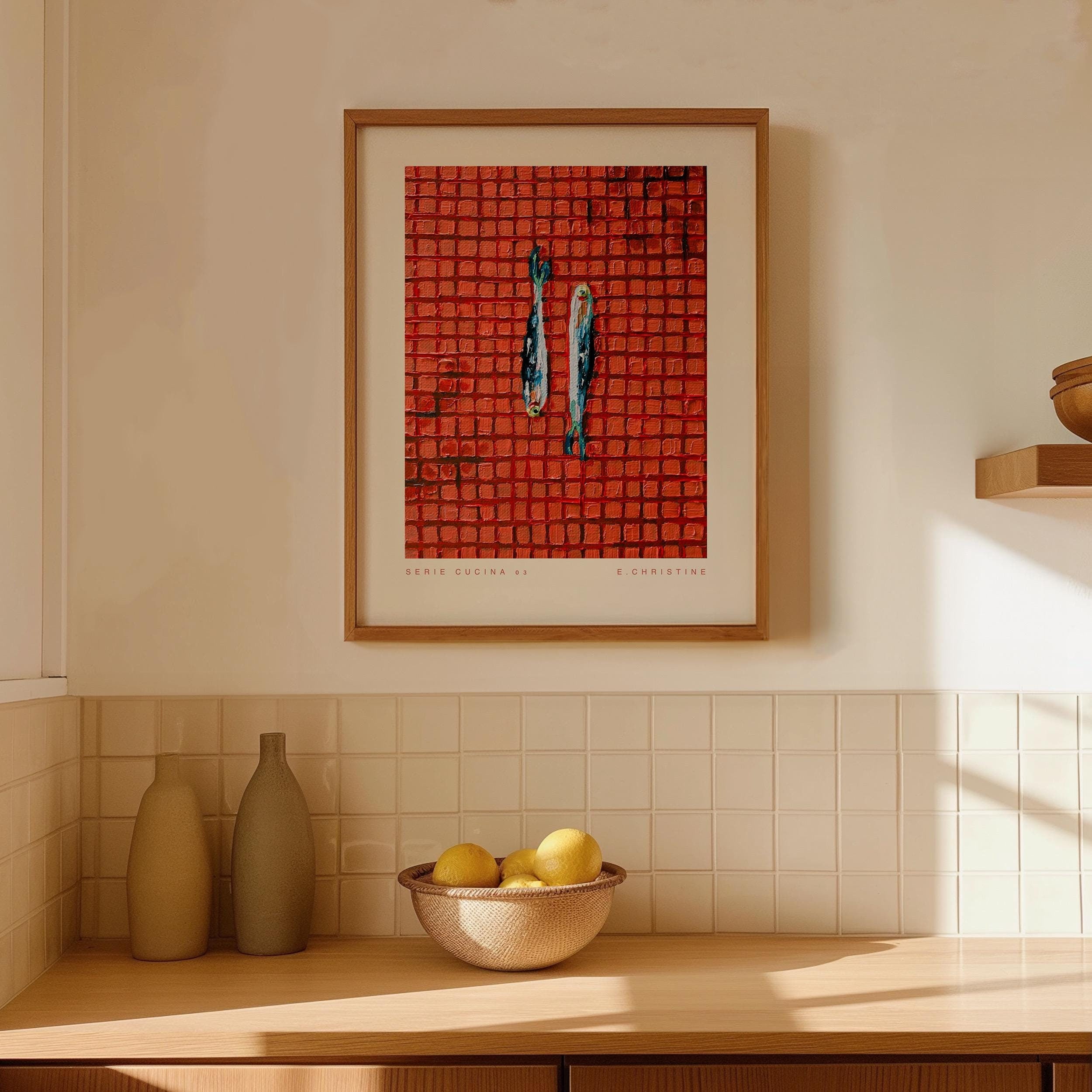 Affixzi Art Print, Sardine Design, Decorative Wall Art, Home Decor ...