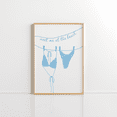 Affixzi Beach Bikini Wall Art, Coastal Decor Print, Seaside Poster ...