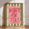 Affixzi Bold Funky Kitchen Poster, Quirky Typography Art for Trendy ...