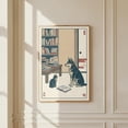 Affixzi Dog Inspired Interior Poster, Vintage Pet Art, Dark Academia ...